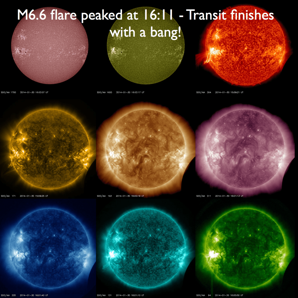 A Long Lunar Transit for SDO - Jan. 30, 2014 - The Sun Today with Dr. C ...