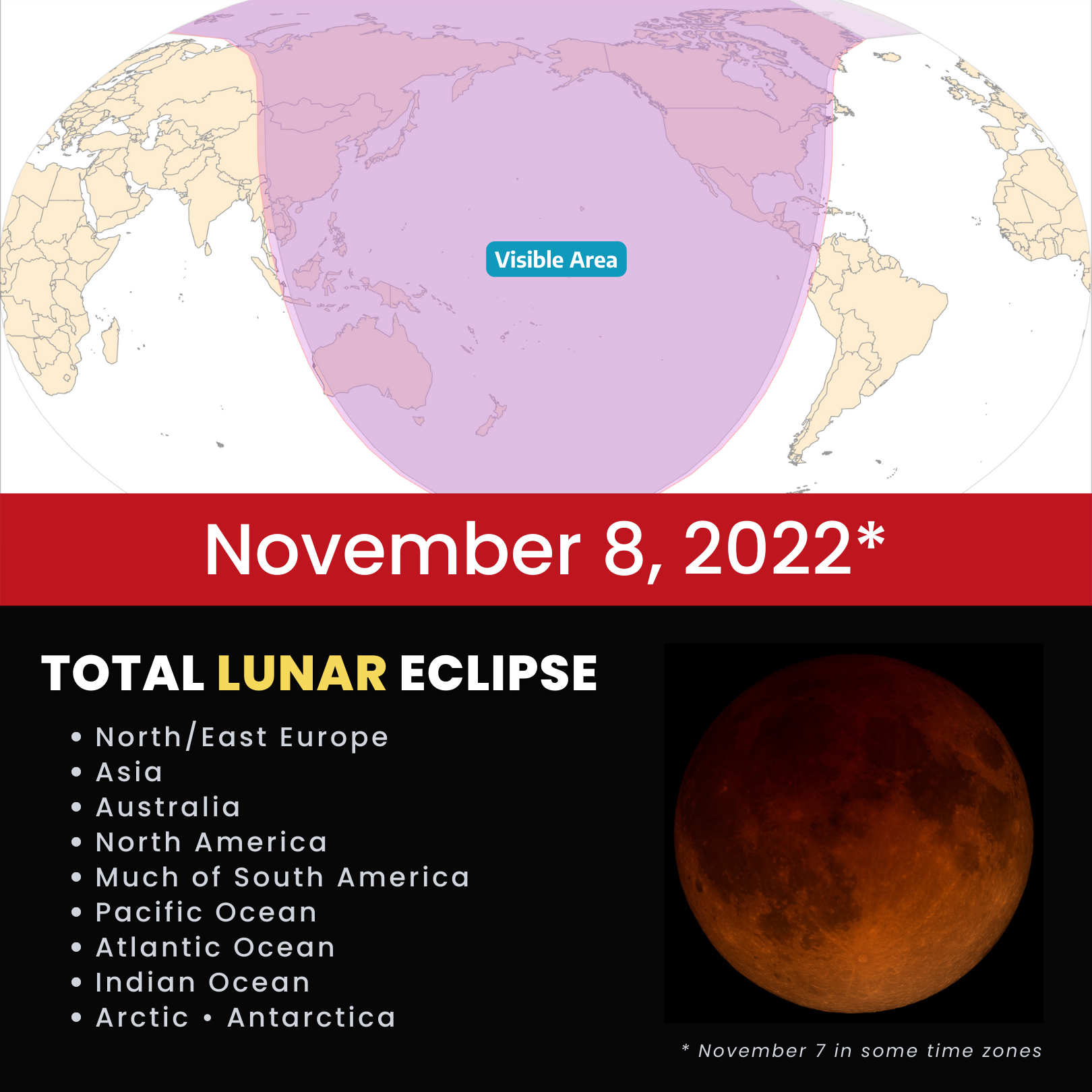 Total Lunar Eclipse — November 8, 2022 - The Sun Today with Dr. C. Alex ...