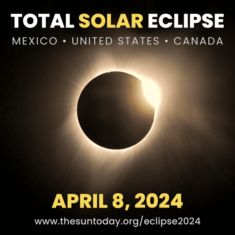 Total Solar Eclipse – April 8, 2024 - The Sun Today with Dr. C. Alex Young