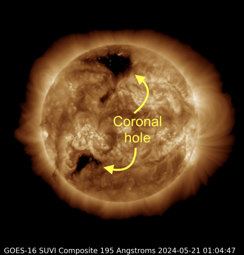 Sun activity archive for May 2024